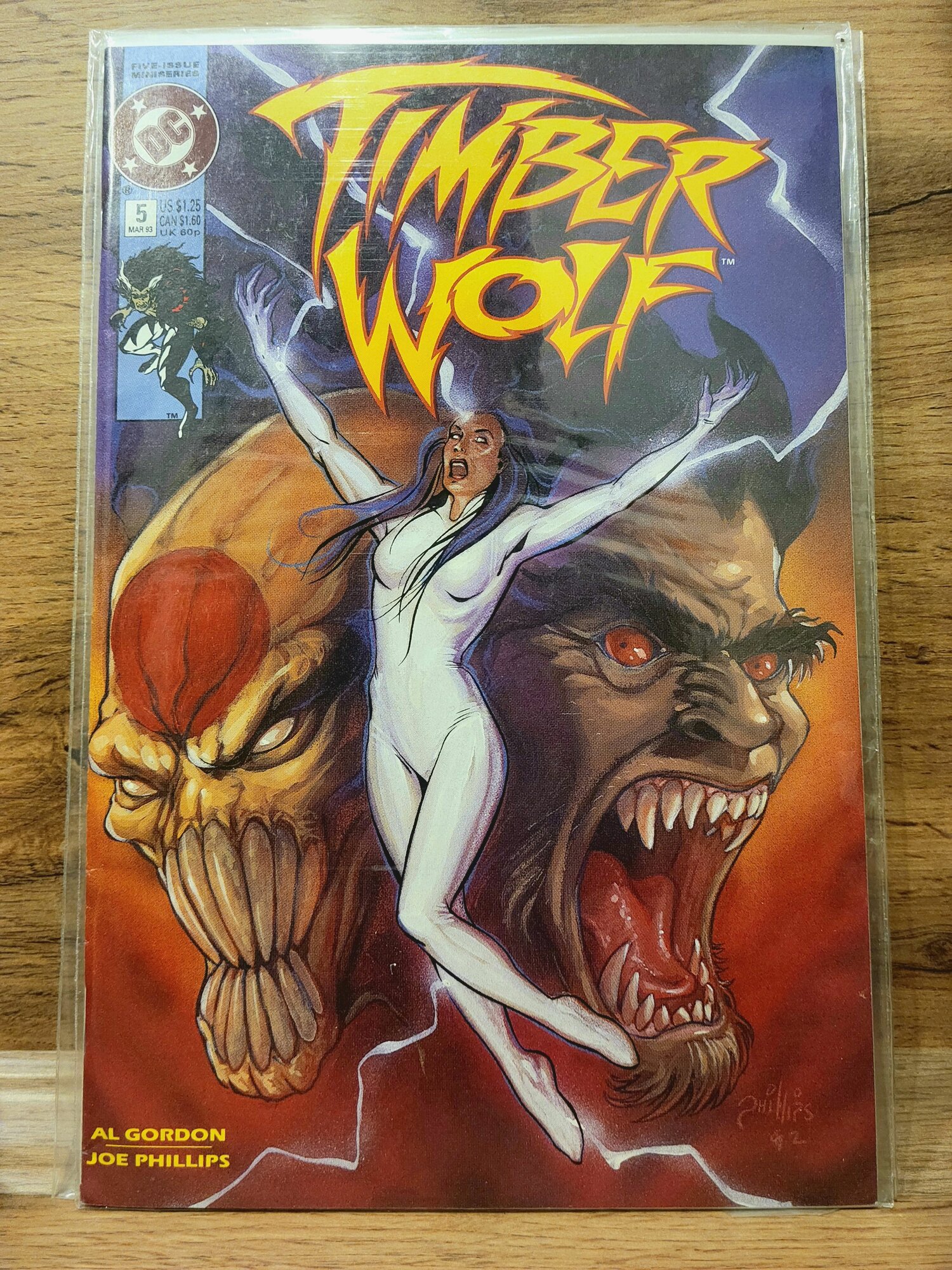 Ретро Комикс Timber Wolf #5. 1993 Год. Оригинал!