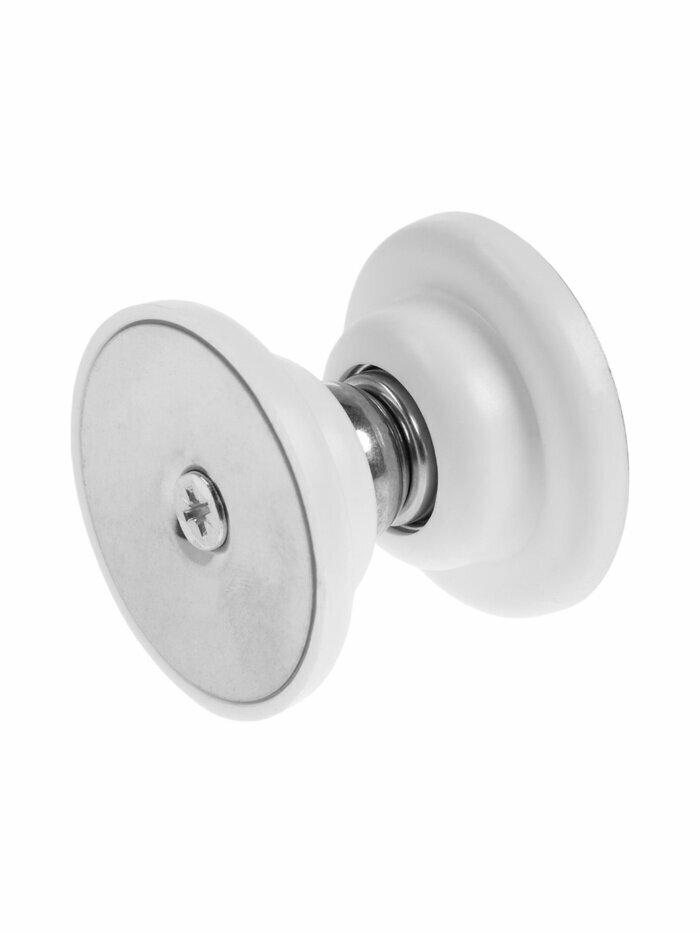 LOCKLAND Стопер дверной LOCKLAND SD001, d=50 мм, магнитный, белый