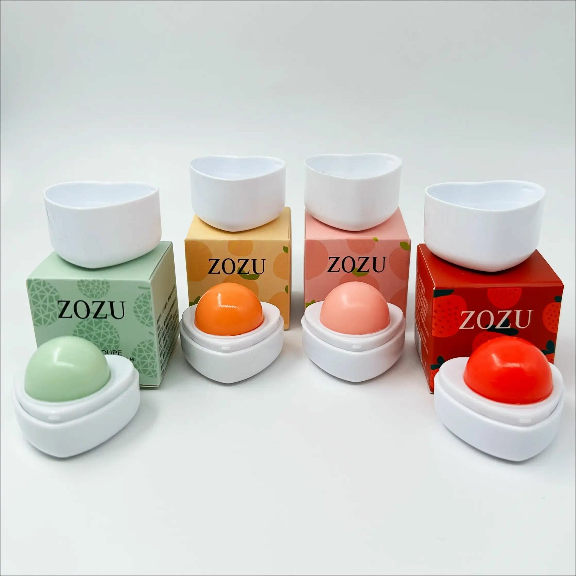 Эксклюзивный комплект увлажняющих гигиенических помад Zozu 4 по 5,8г
