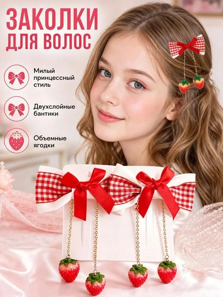 Бант для волос 2 шт.