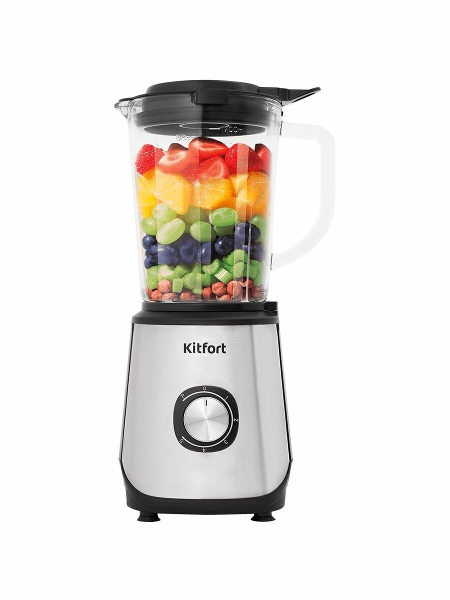 Блендер стационарный Kitfort KT-3020 600Вт нержавеющая сталь Blender Kitfort KT-3020 600W stainless steel