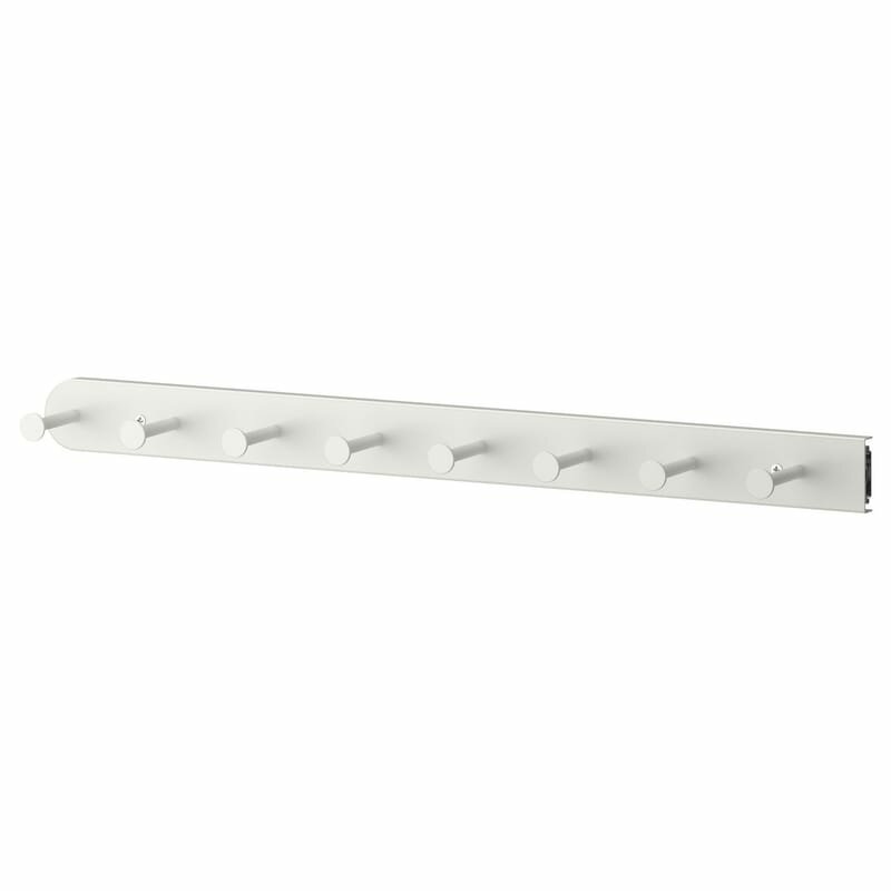 Вешалка выдвижная IKEA KOMPLEMENT, белый, 58 см 802.624.89