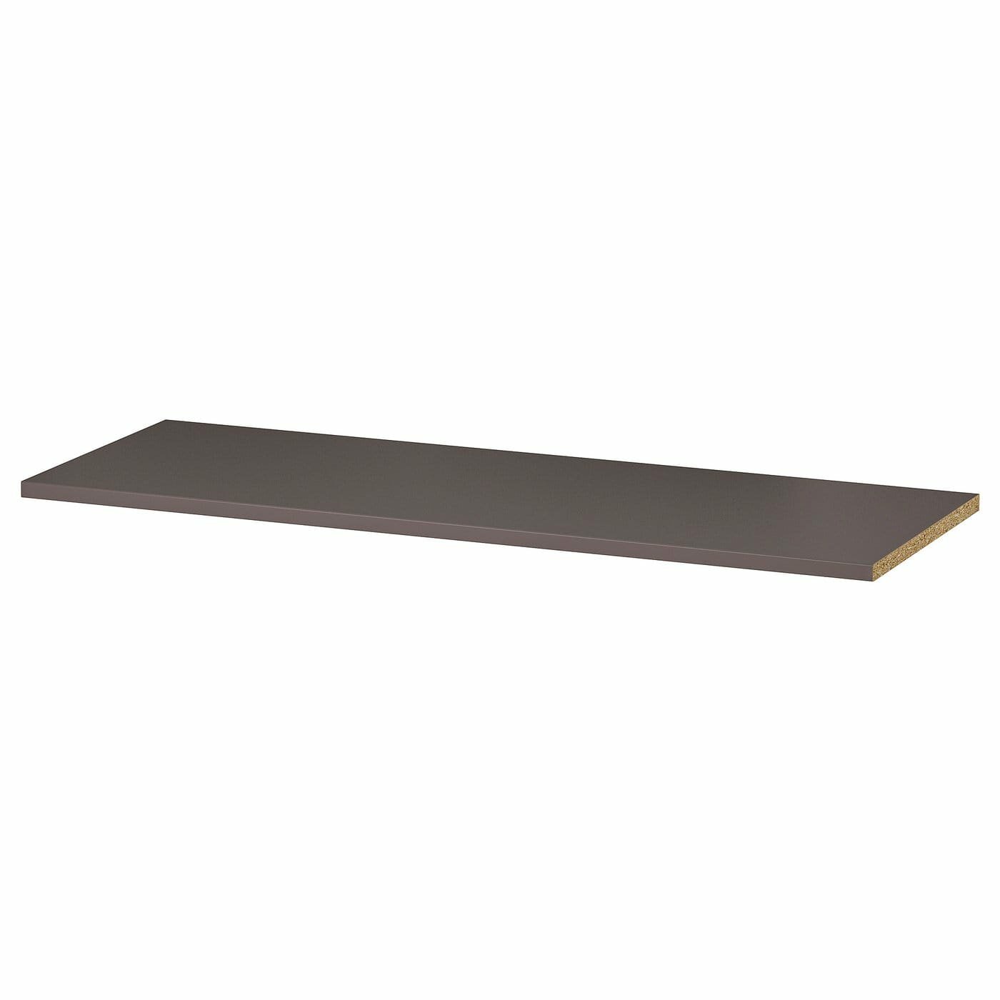Полка IKEA KOMPLEMENT 905.094.52, темно-серый, 100x35 см