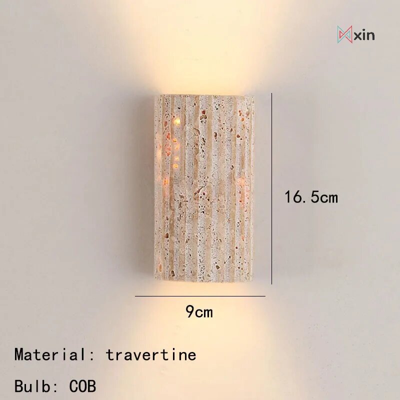 Настенный светильник IWP из натурального камня 3000K, Warm light-Indoor