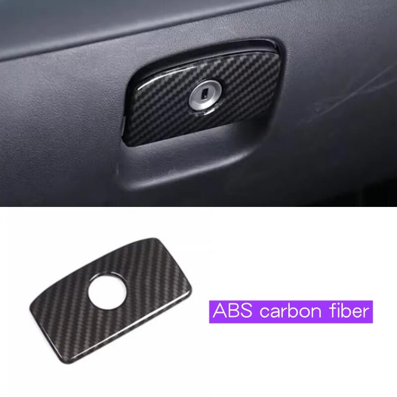 ABS автомобильный мельот перчаточный ящик для хранения ручка крышка отделка carbon fiber style