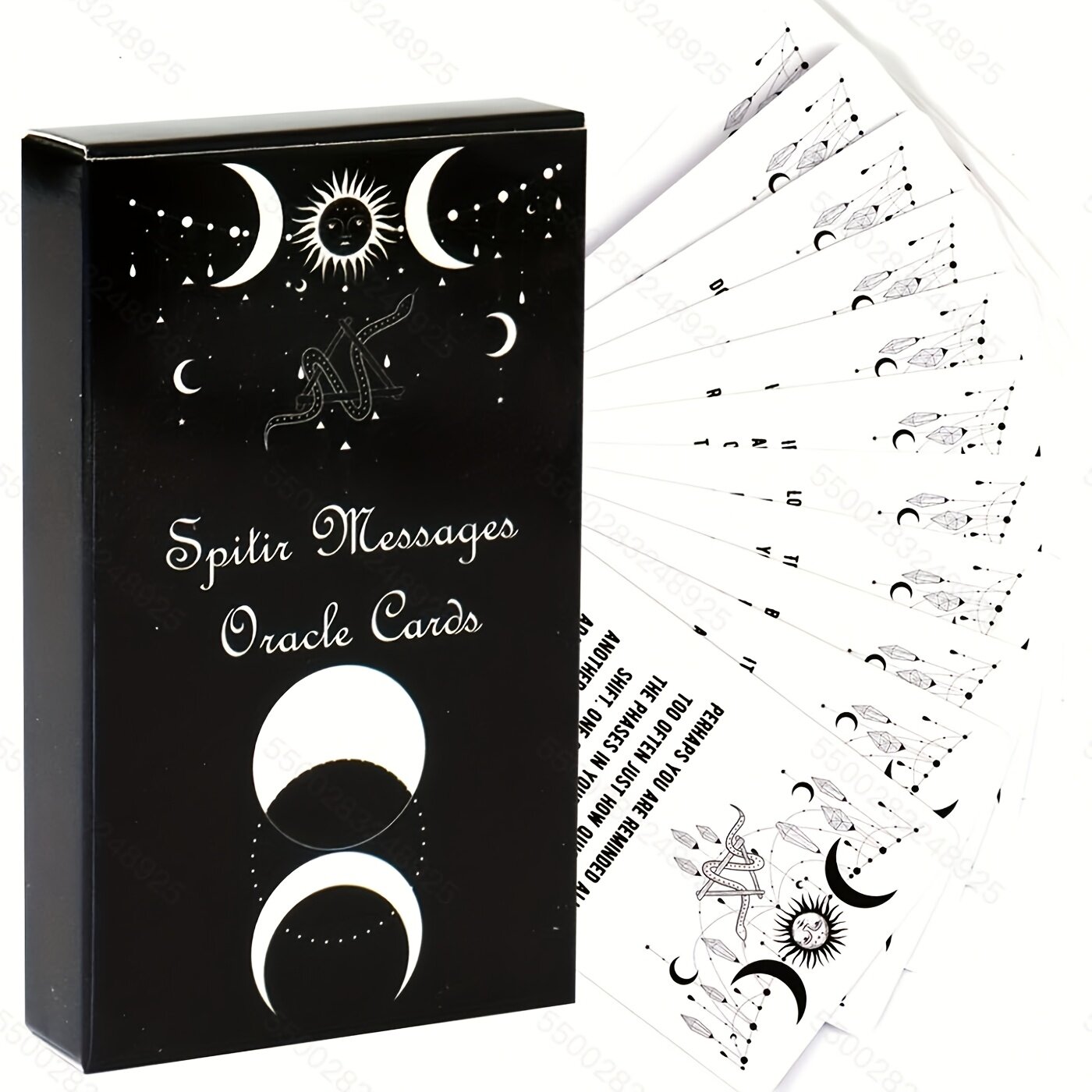 Колода карт Таро Oracle Spirit Messages с QR-кодом и PDF-руководством, разноцветные карты для медитации и гадания