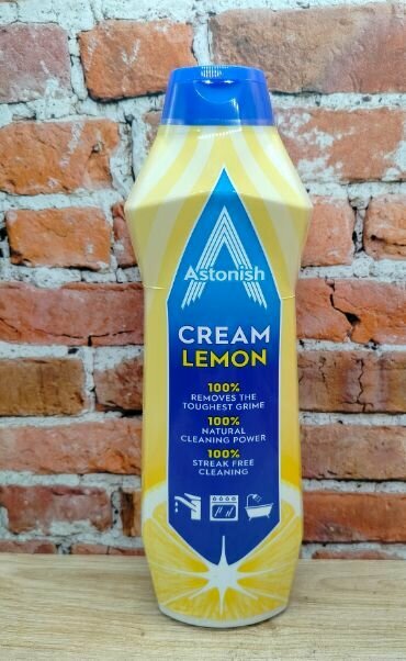 Astonish Cream Lemon Крем чистящий для кухни и ванной Лимон 500 мл