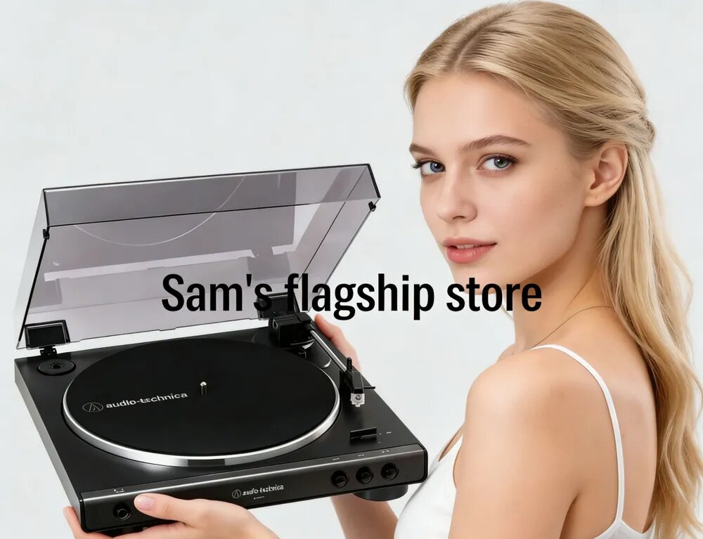 Проигрыватель Audio-Technica AT-LP60X/DMG1 для виниловых пластинок, черный