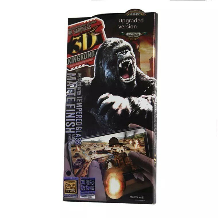 Экранная пленка 3D для iPhone 16 Pro Max матовая черная, одна штука