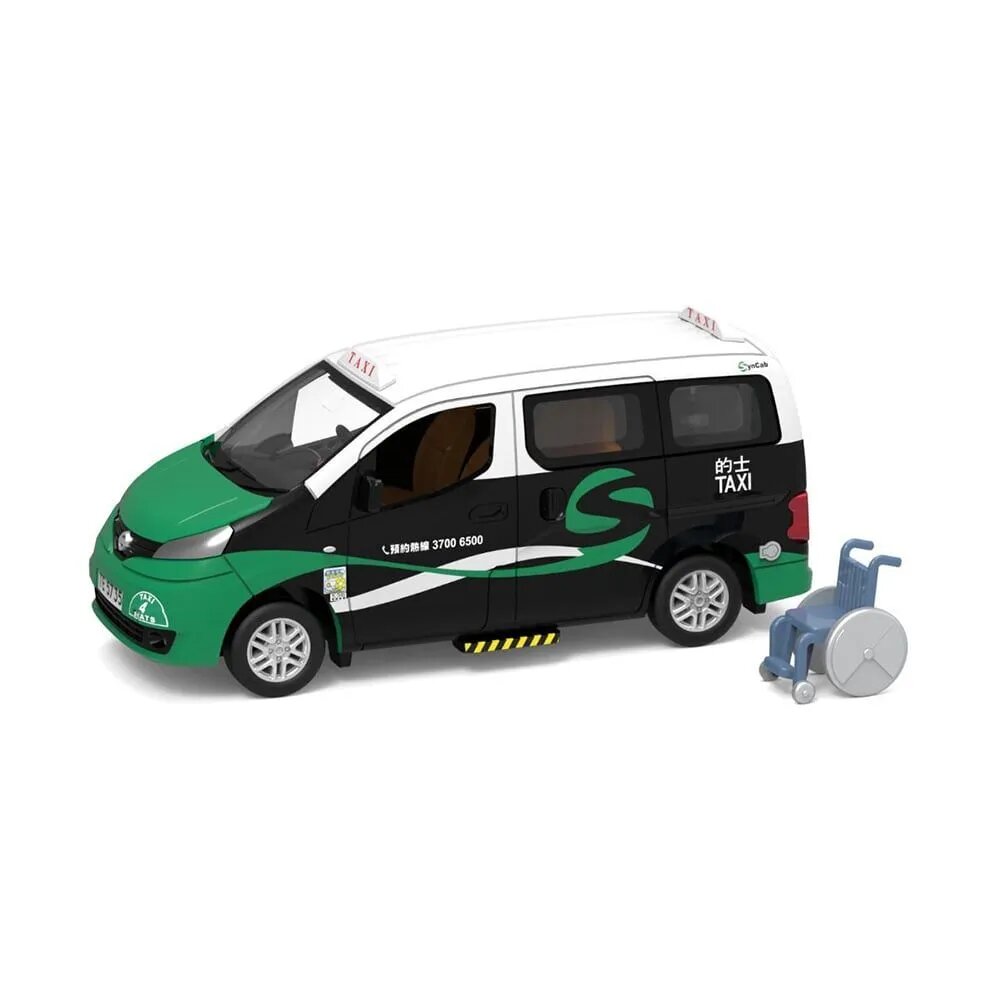 Машинка Tiny 1/64 SynCab Nissan Multi-Purpose Taxi New Territories City 47 Diecast Scale Model Car