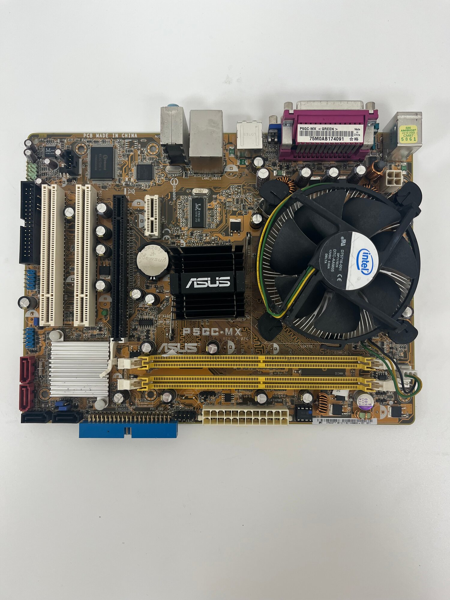 Материнская плата ASUS P5GC-MX с сокетом LGA775 и чипсетом Intel 945GC