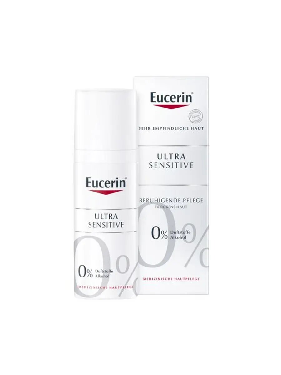 Крем для чувствительной сухой кожи успокаивающий Ultra Sensitive Eucerin/Эуцерин банка 50мл