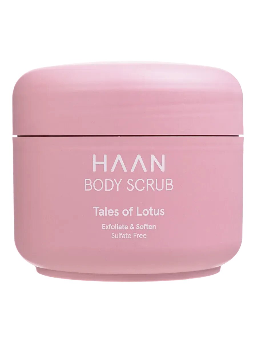 Скраб-эксфолиант HAAN для тела с молочной кислотой Сказочный лотос Body Scrub Tales of Lotus 200 мл 1 шт
