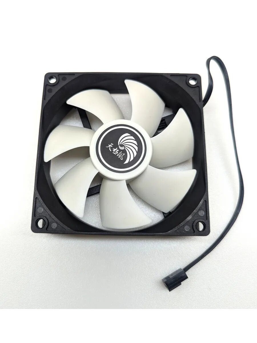 Вентилятор 90х90х25 mm, 12V, 3 pin, 2 штуки