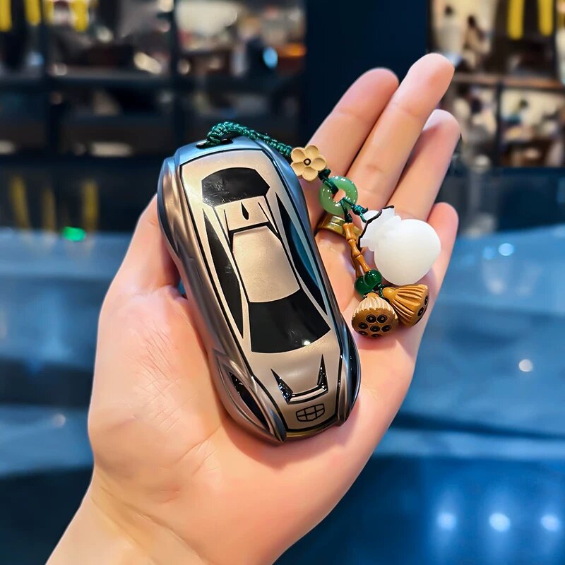 Ключница Geely с матовым черным дизайном 'Лян Лян мир', стильный аксессуар для Starship L