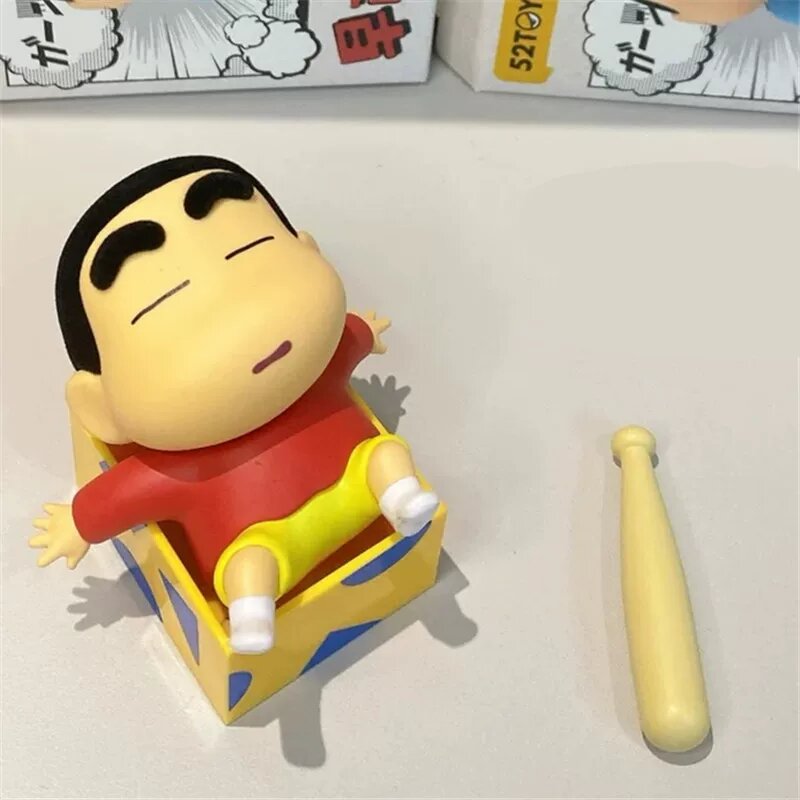 52toys Крэйон Шин-чан Ранний Картофель Игровой Гнездо Фигурка Нераспечатанная Упаковка Коллекционный Подарок для Детей