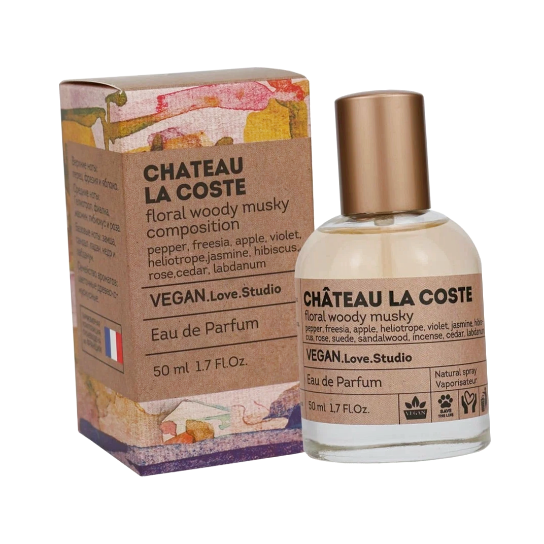 Шато Ла Косте женские духи 50 мл / Delta Parfum Vegan Love Studio Chateau La Coste