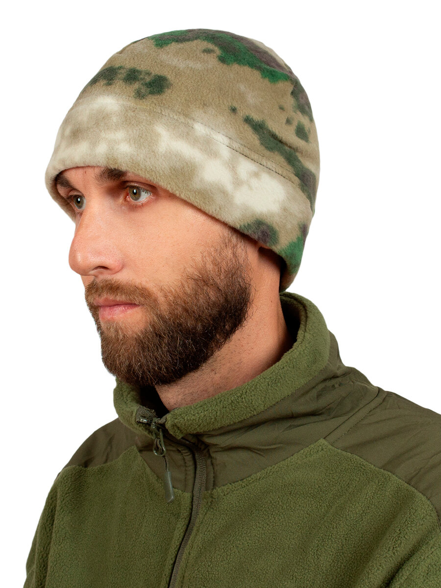 Шапка флисовая Fleece cap, мох (размер: 56-58, размер производителя: 56-58)