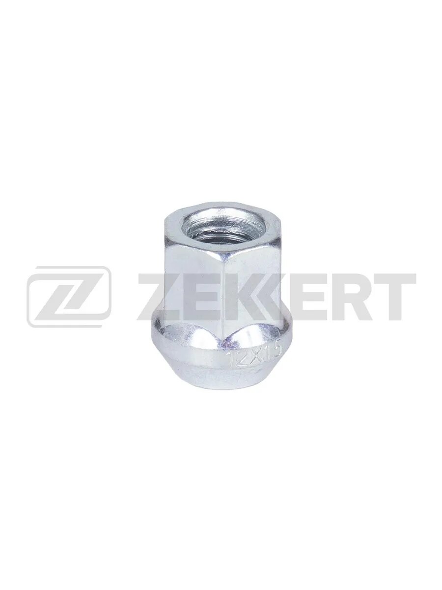 Гайка колеса M 12x15x25 Цинк конус под ключ 19