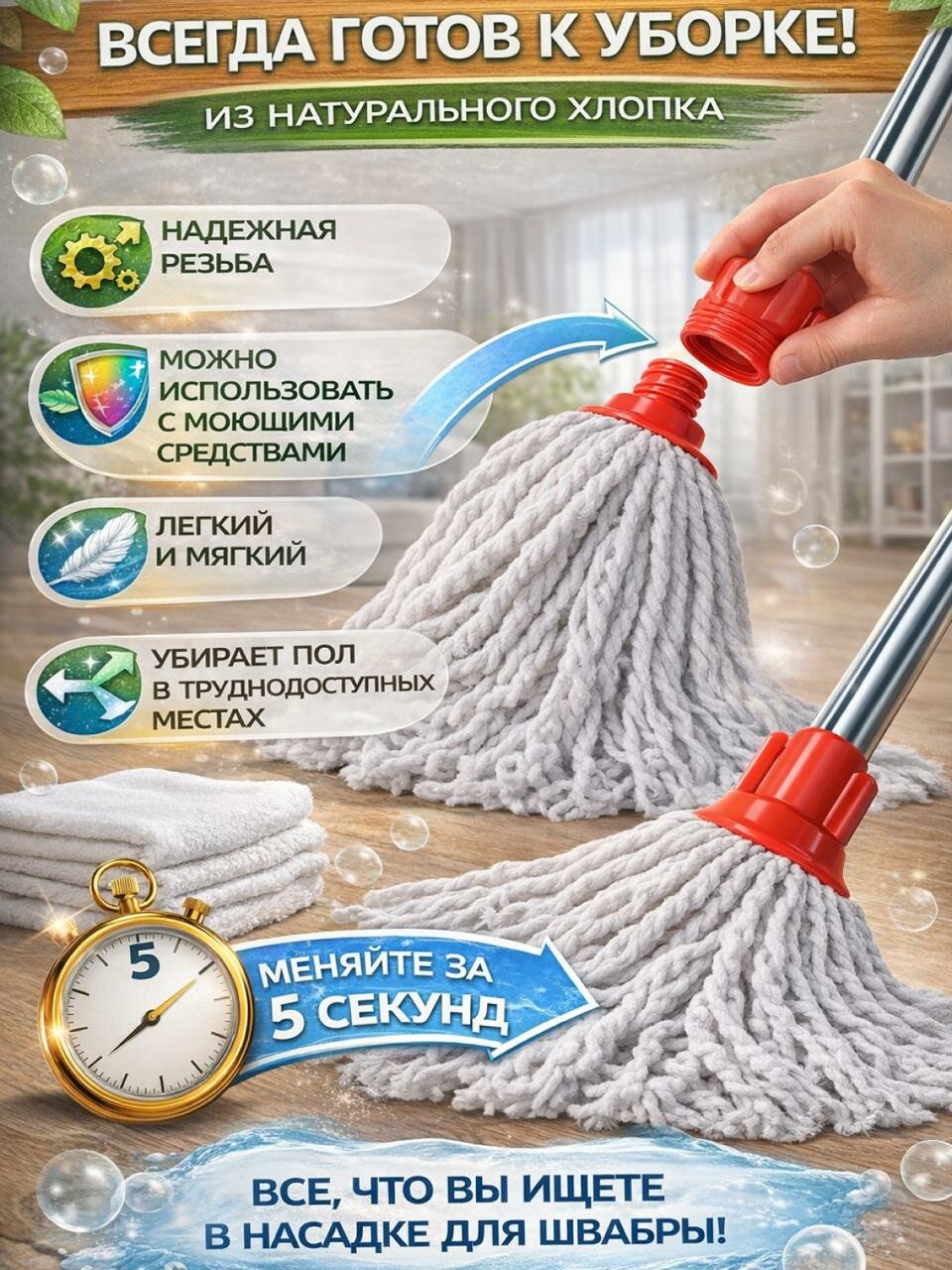 Насадка моп — фото 1