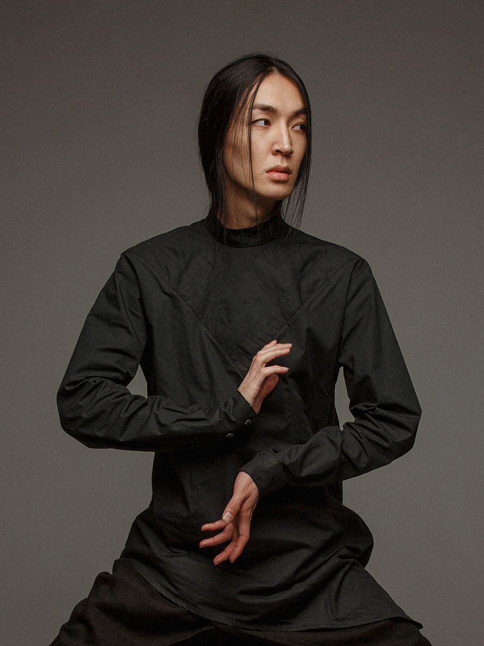 Рубашка Katami Wear, размер M, черный — фото 1