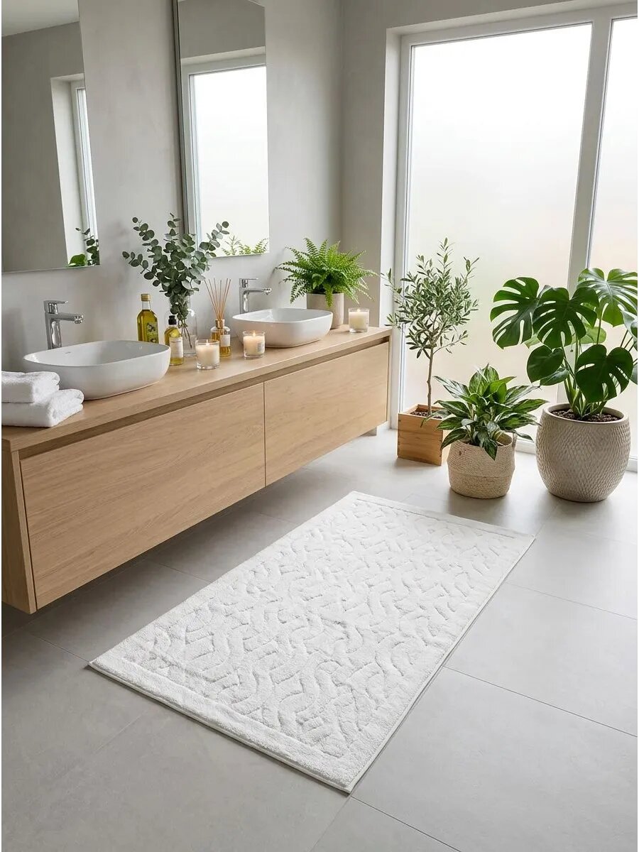 Коврик для ванной и туалета Natali's Carpets 80х120 см Турция