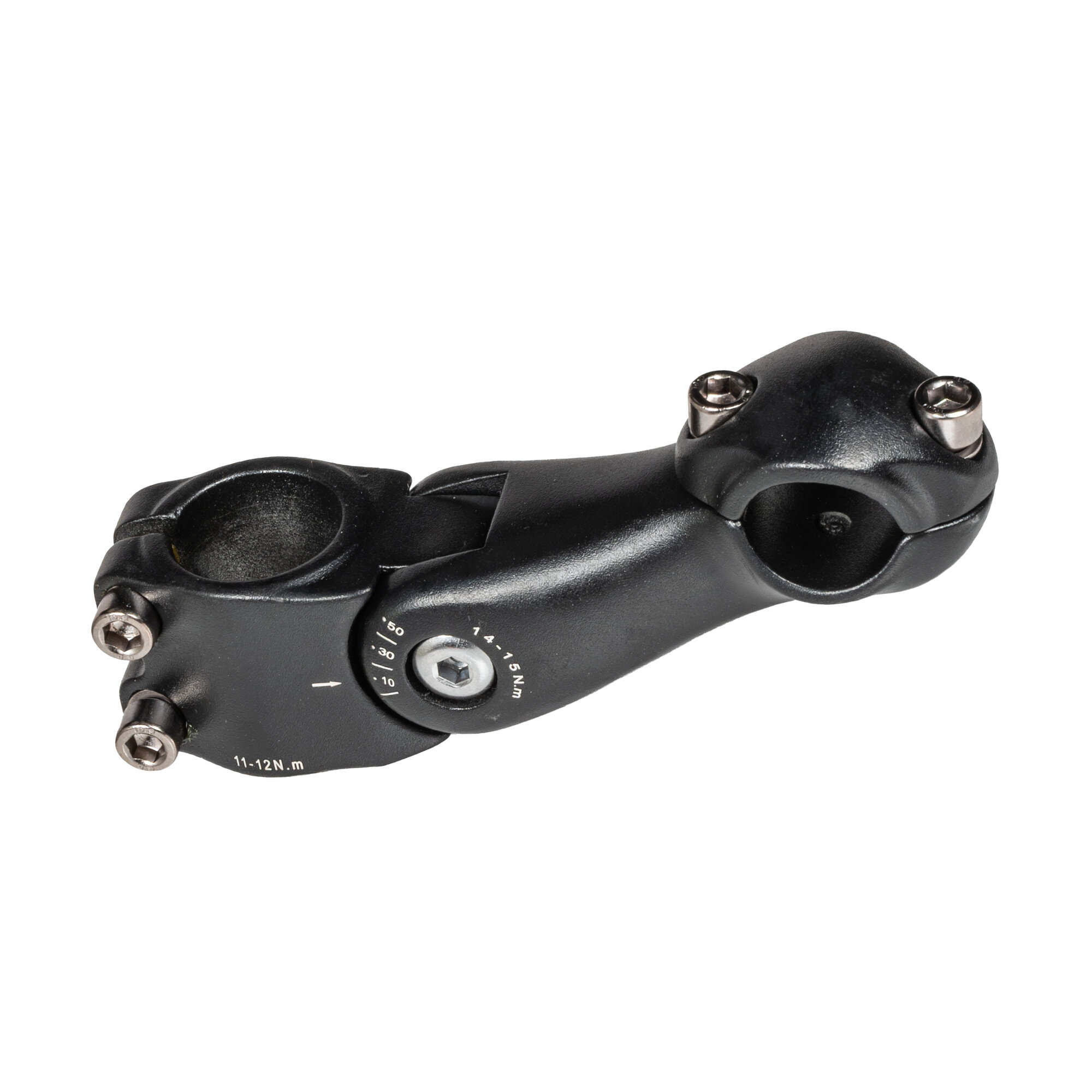 Вынос руля для велосипеда MODE MD-HS026,1-18", A-Head, L110mm, регулирумый10-50, подъём 50мм, руль 28,6 алюминий черный