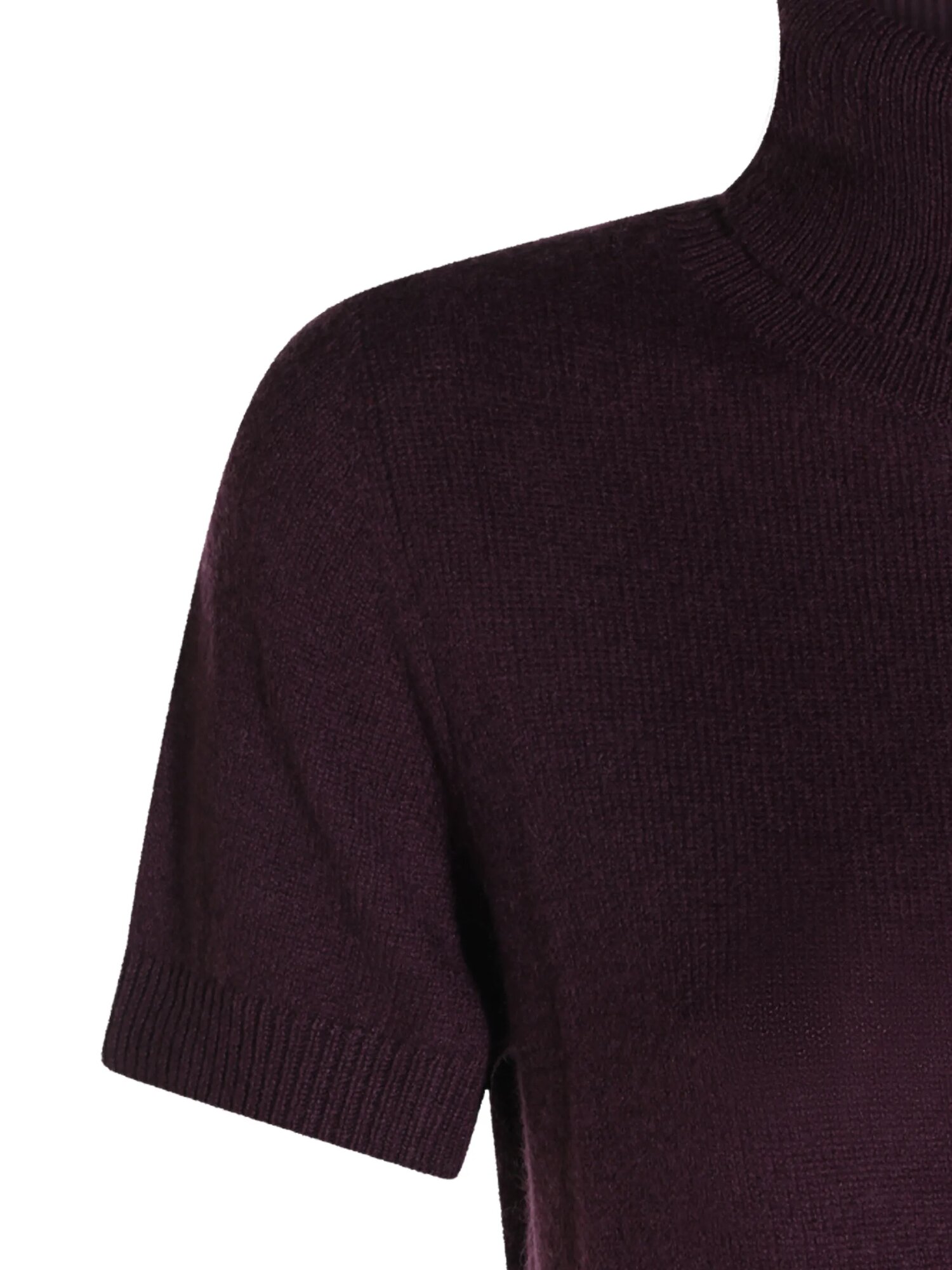 Свитер Allude Short-sleeve roll-neck sweater, размер 38-40, , фиолетовый — фото 1