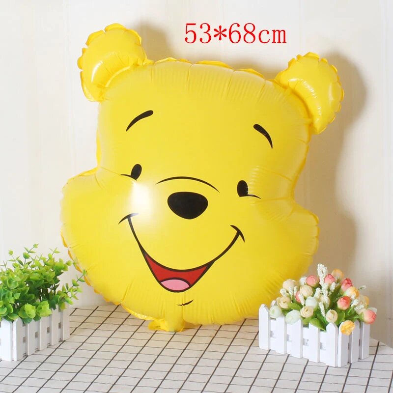 Фольгированный шар Пух Disney, 53*68 см, желтый