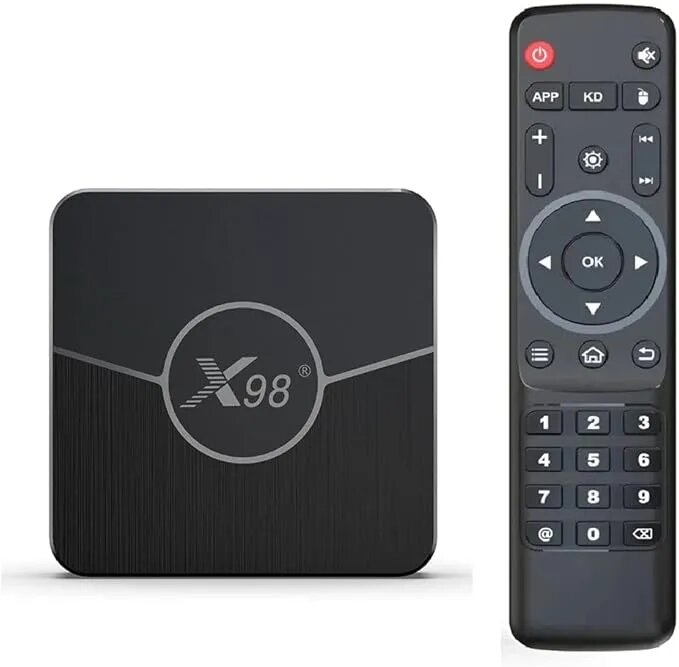Караоке-системаМедиаплеер X98 plus4 ГБ/64 ГБ (Amlogic S905W2) ТВ приставка Android 11 (с настройкой)