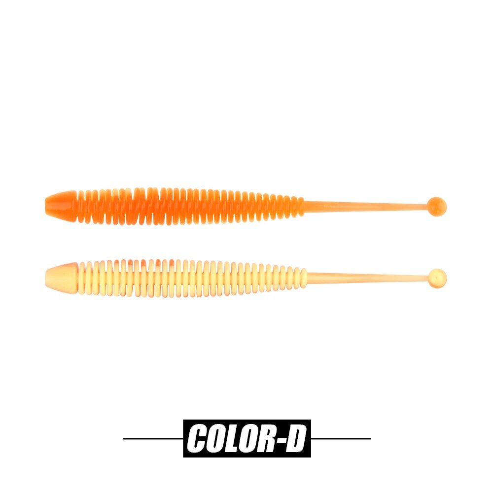 ROSEWOOD Силиконовые мягкие приманки черви 47/62/82 мм 0.8g 82mm, Color-D