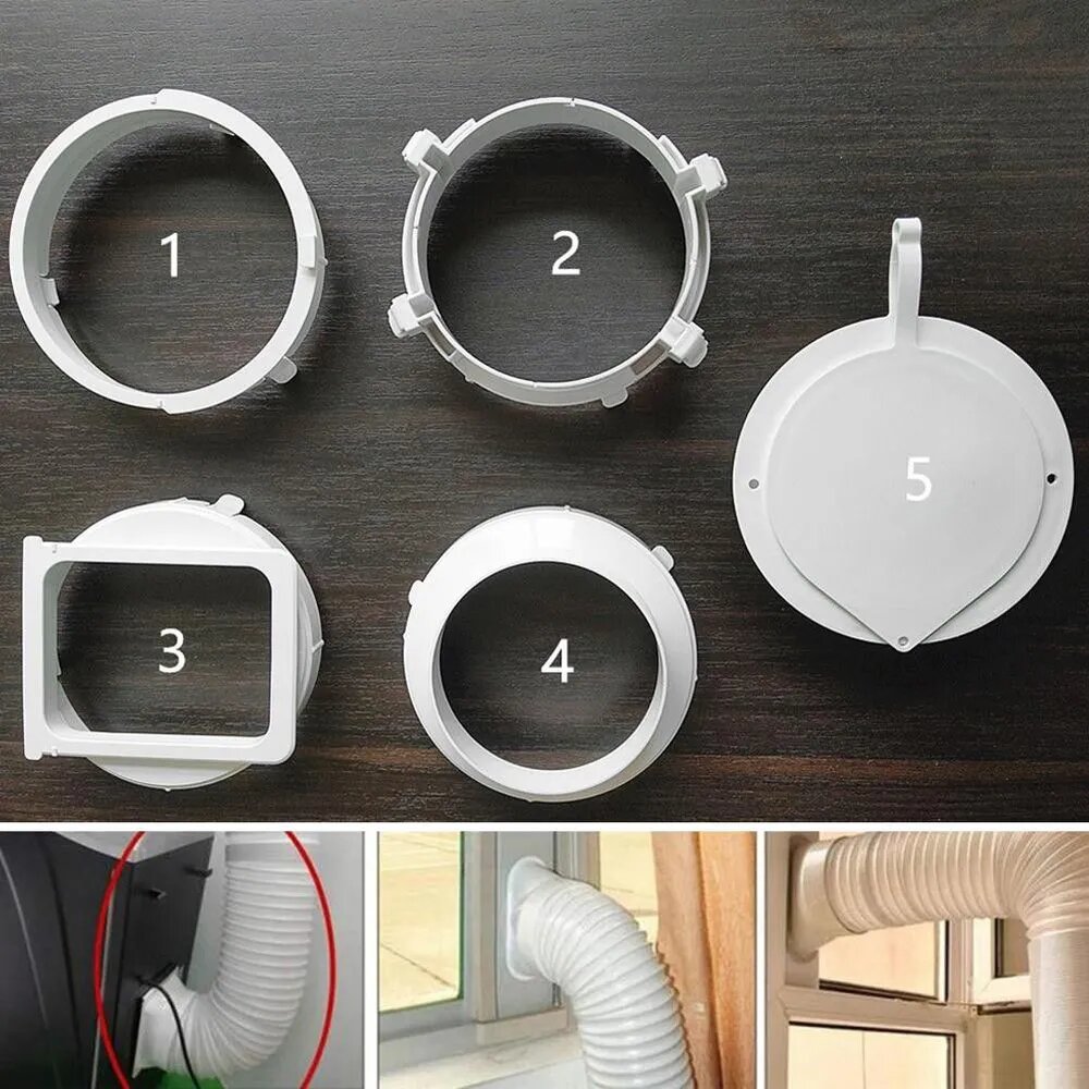 Подходит для мобильного кондиционера Midea разъем аксессуары интерфейс корпуса дефлекторный разъем