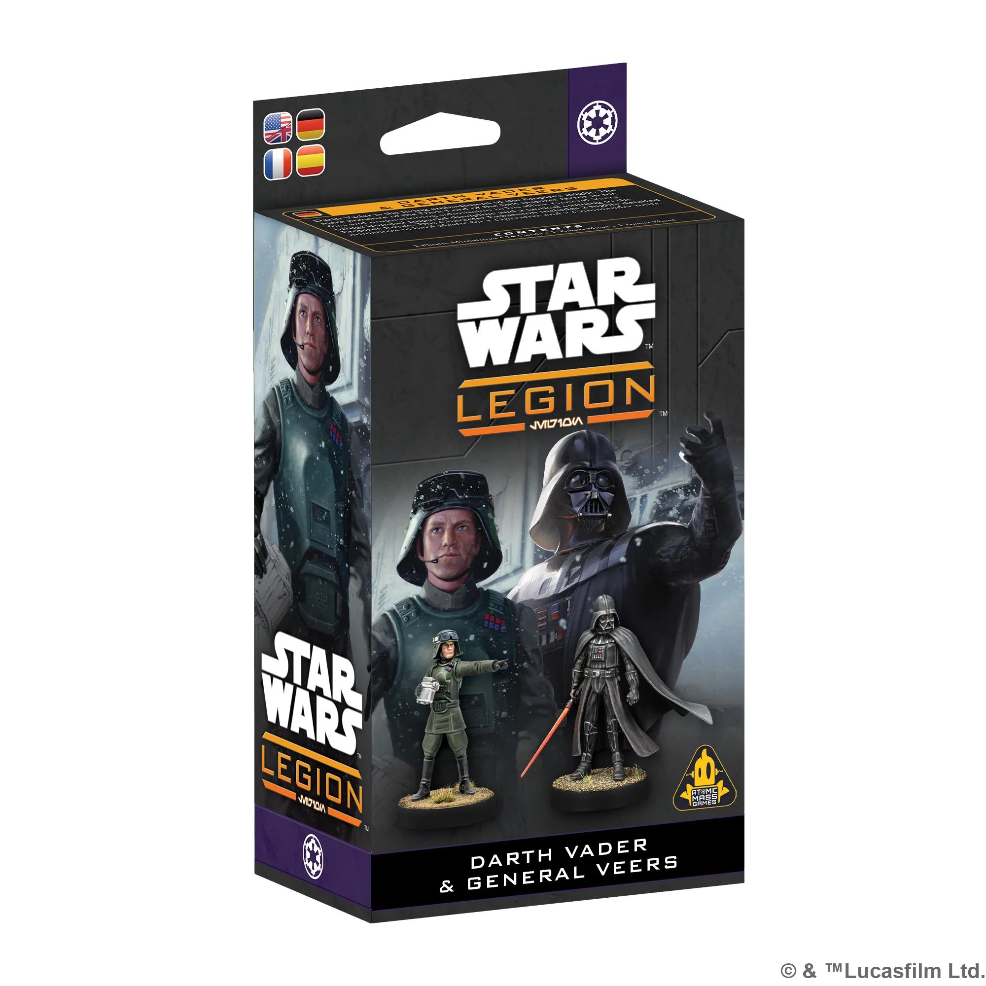 Набор миниатюр Atomic Mass Games Star Wars Legion Darth Vader & General Veers
