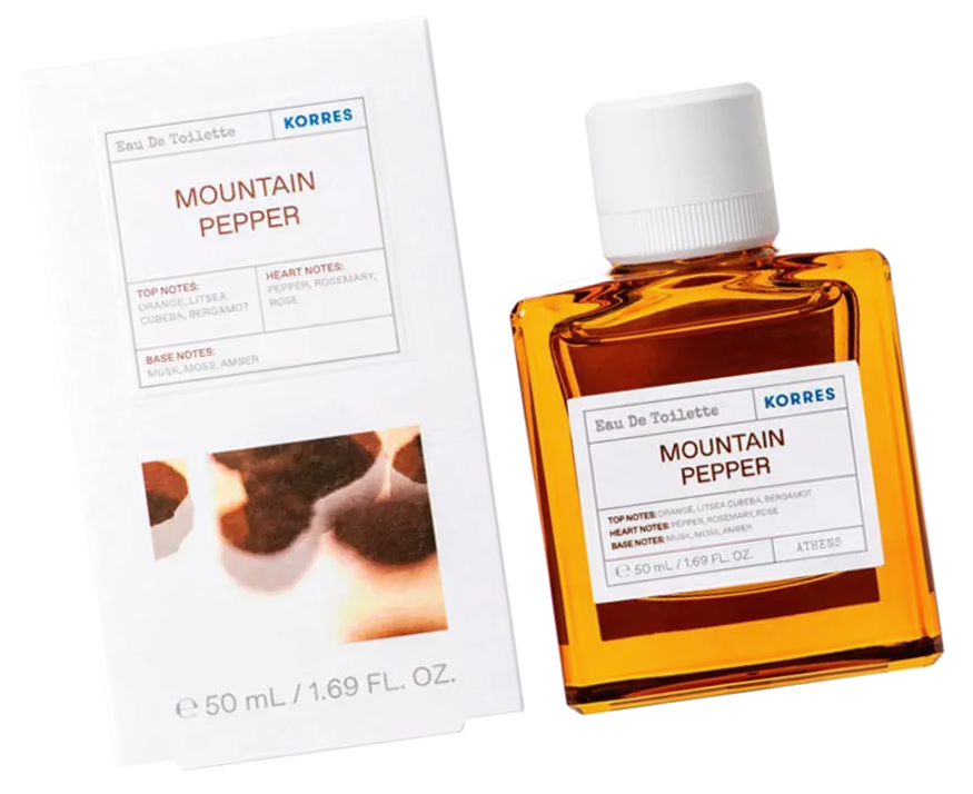 Туалетная вода для мужчин и женщин Korres Mountain Pepper 100 мл - Коррес Маунтин Пеппер духи