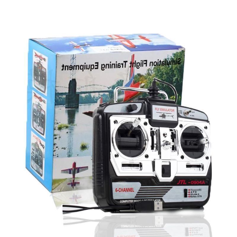 6CH RC Flight Simulator JTL-0904A Поддержка REAL RF7 G7 Phoenix 5.0 XTR Fix-Wing Drone Mode 2 Вертолет дистанционного управления