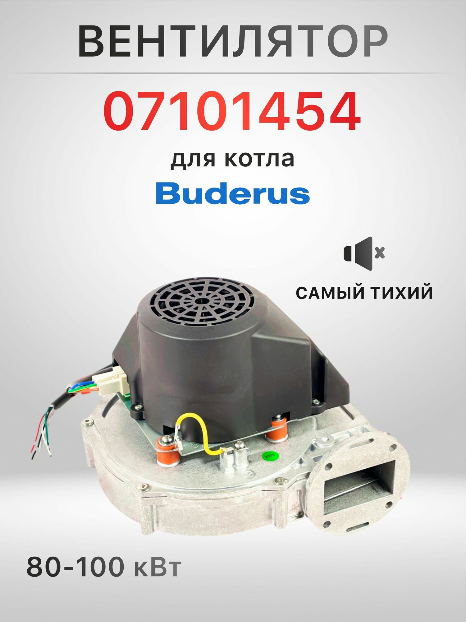 Вентилятор для котла Будерус Buderus GB162/ZBR 80-100 кВт RG148/1200-3633-010204 55667.25330 07101454