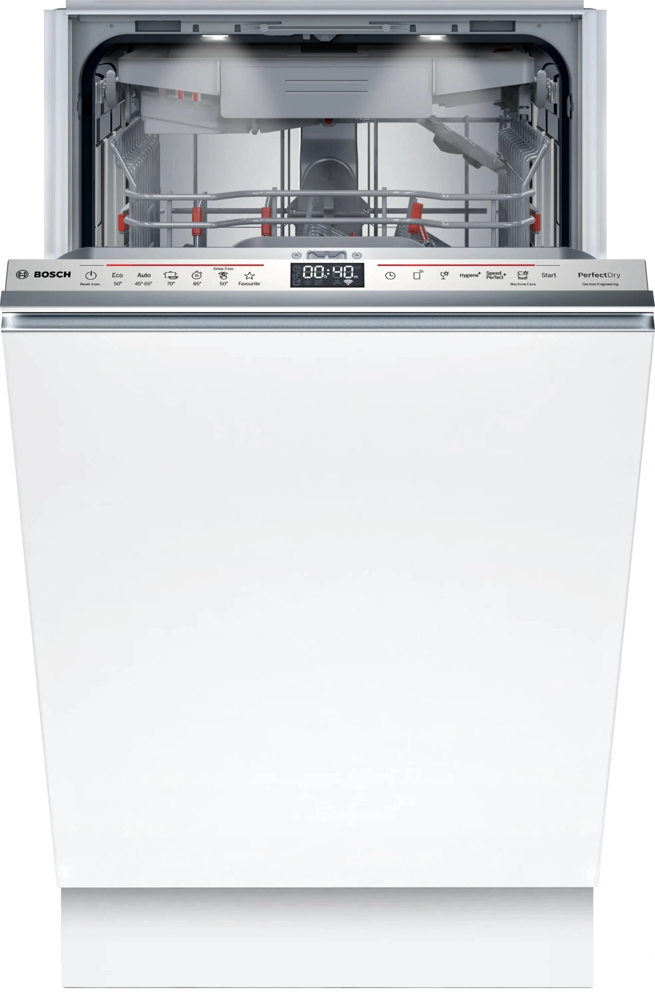 Посудомоечная машина встраив. Bosch Serie 8 SPV8ZMX06Q 2400Вт узкая нержавеющая сталь инвертор