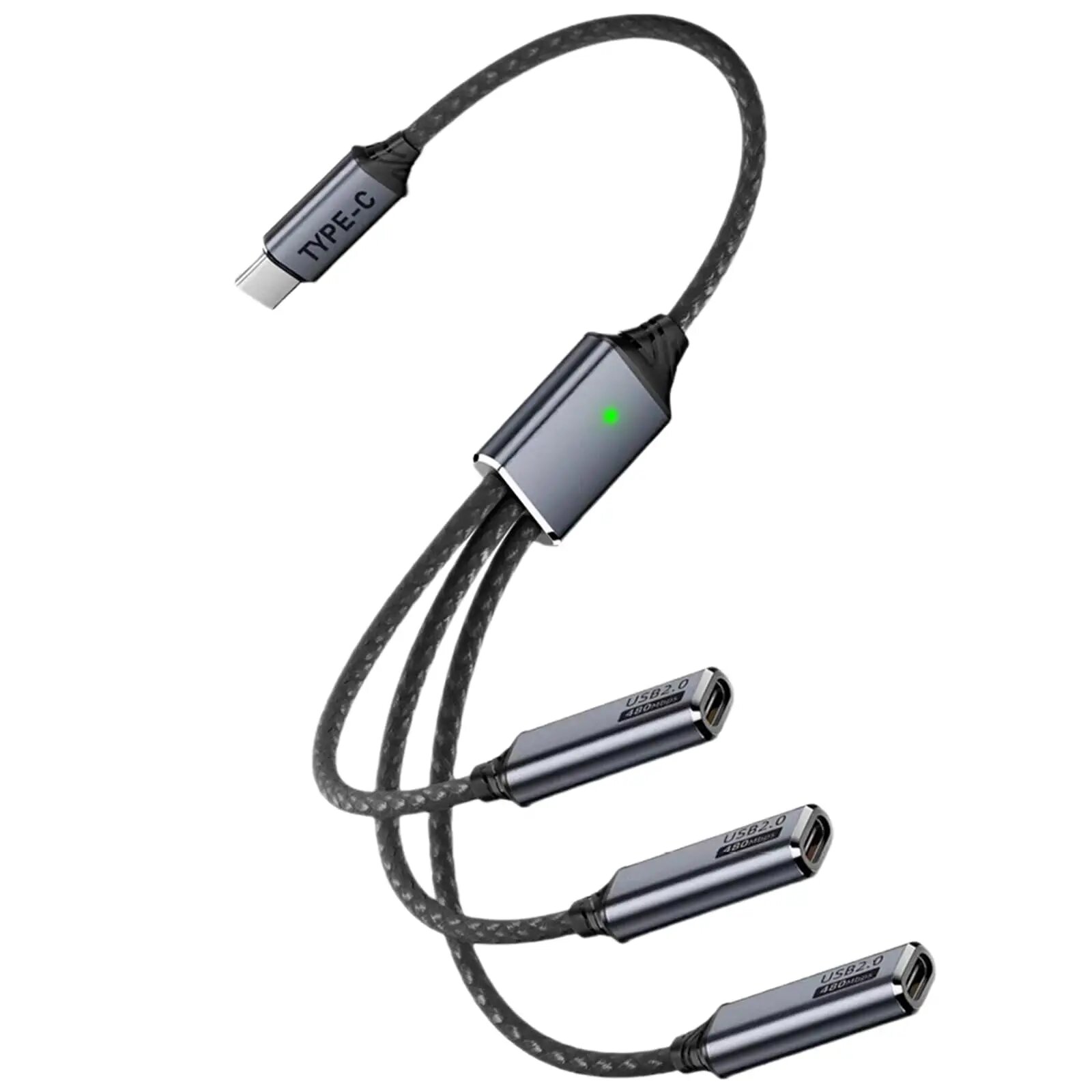 Многофункциональный USB-хаб 3-в-1 С Портами USB-A И Type-C, OTG-адаптер, Кабель Для Быстрой Зарядки И Синхронизации Данных