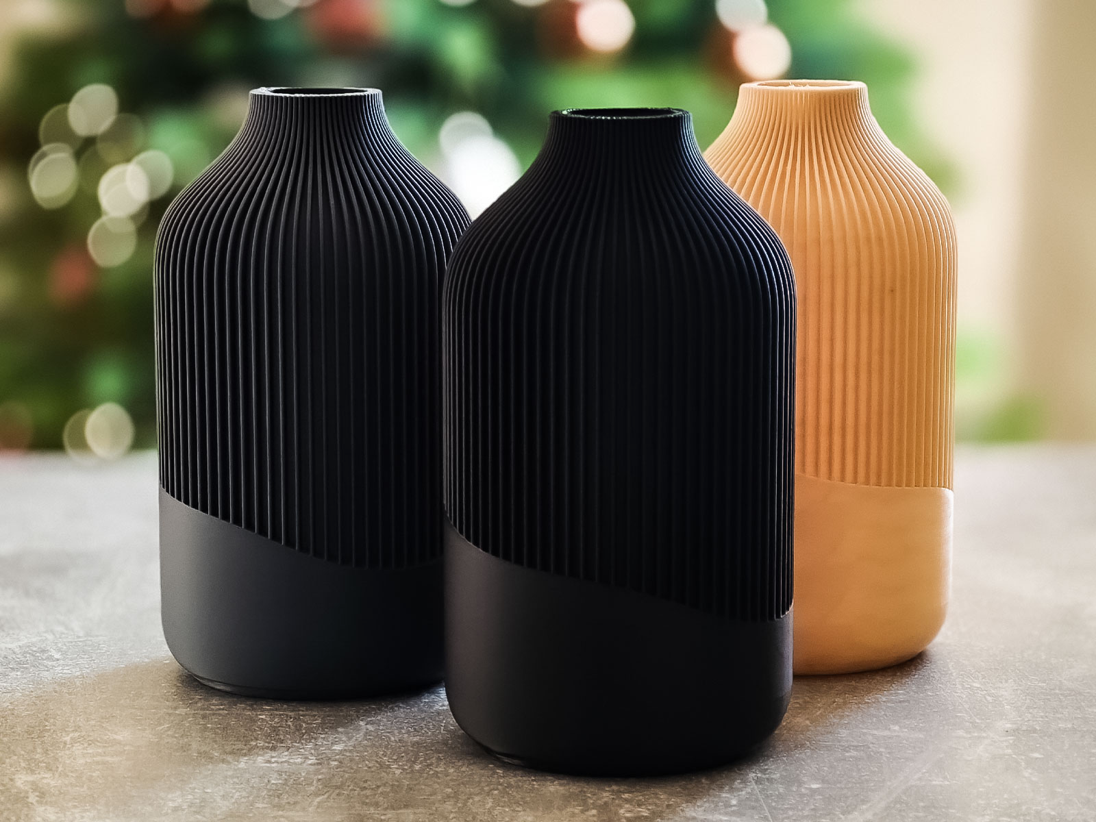 Ваза декоративная в стиле джапанди, 3D-печать, 3DOPRU арт. VASE-MW-2159048