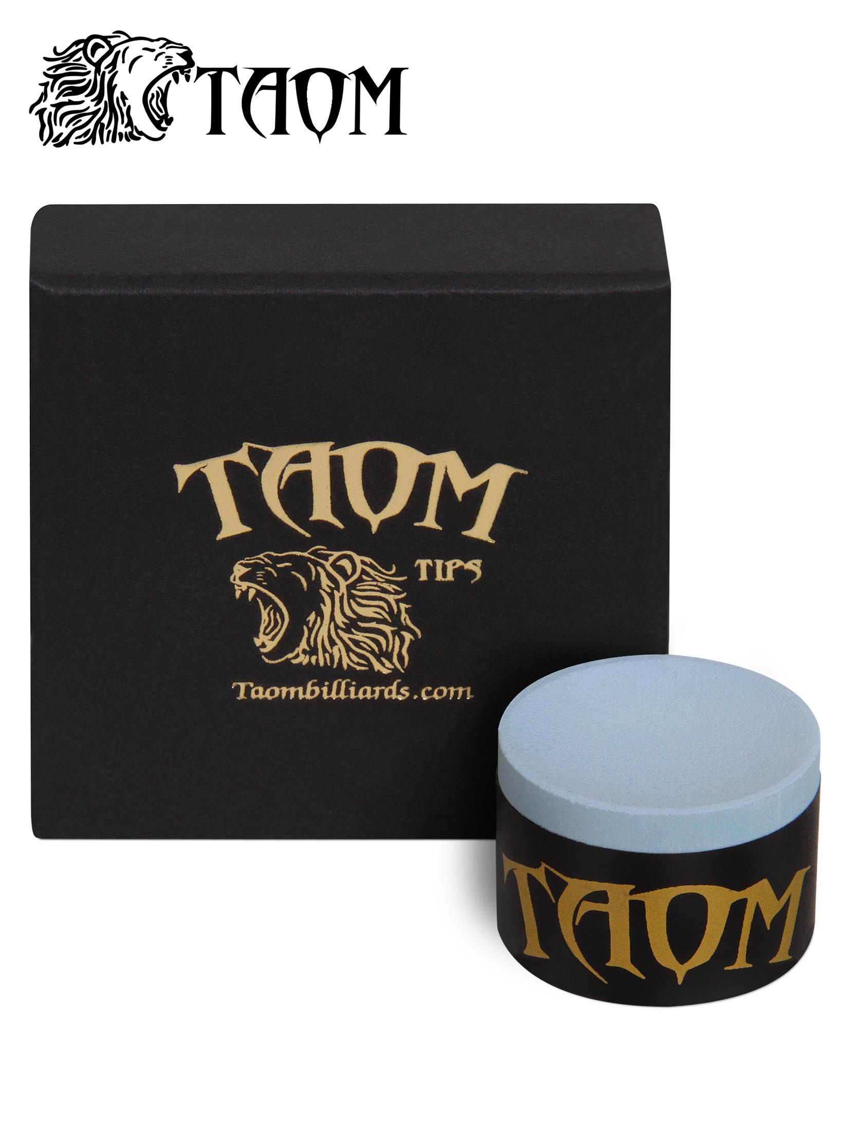 Мел для бильярда Taom 2.0 Blue в индивидуальной коробке, 1 шт.