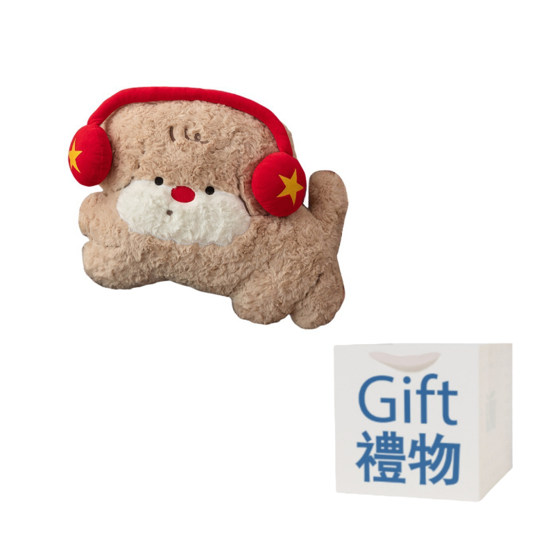 Плюшевые игрушки-собачки унисекс 77 SEVEN DREAM, Light Brown Earphone Dog, 50CM EU