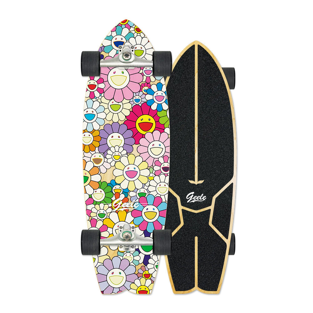 Geele Carver Yow Land Surfboard Skateboard CX4 — доска для начинающих, тренировочная доска для серфинга, 31 дюйм, без педалей