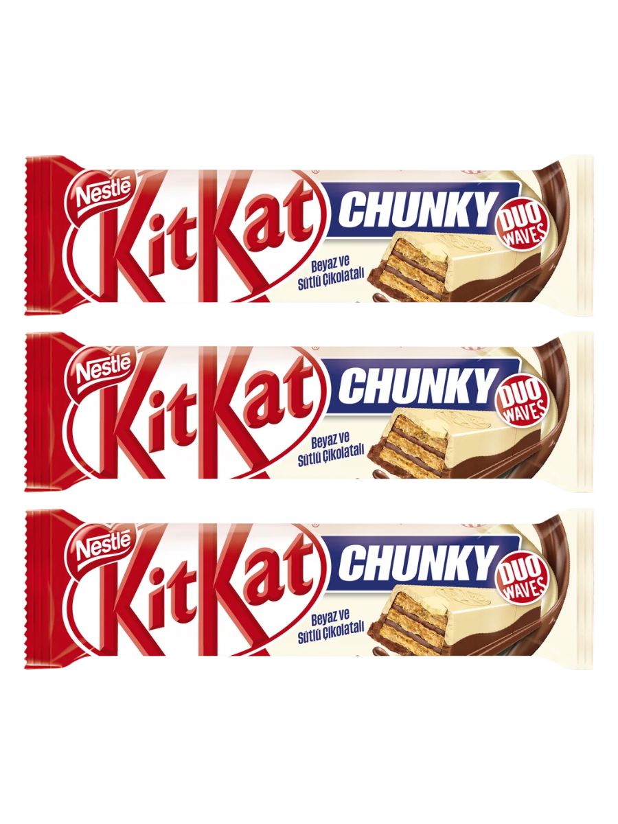 KitKat Chunky Duo вафли, 3шт по 38г