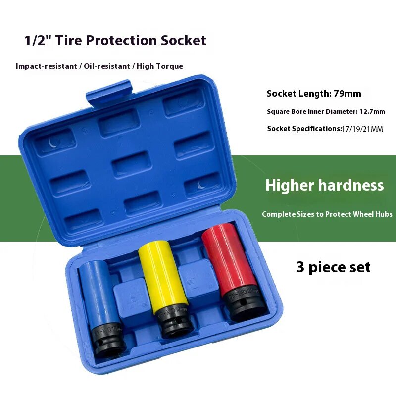 Набор торцевых ключей 15-22 мм Drive 3PCS