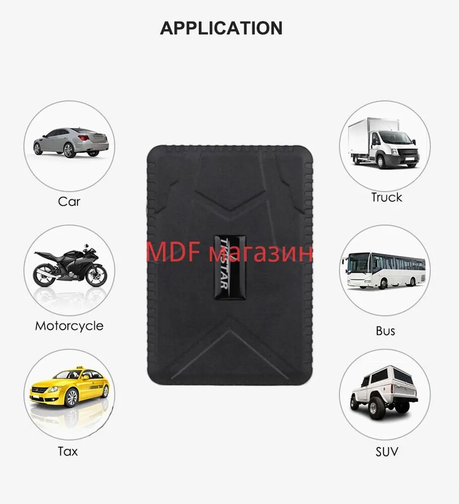 GPS локатор TK-915, с удалённым голосовым мониторингом, мощный магнит и IP6 для стабильной работы в сложных условиях