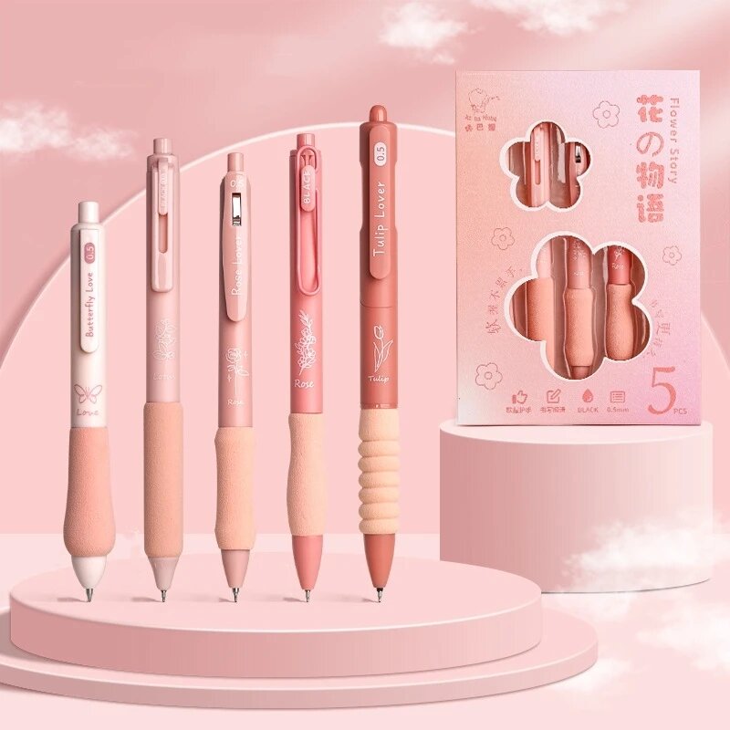 Набор гелевых ручек Pink set 5 шт.