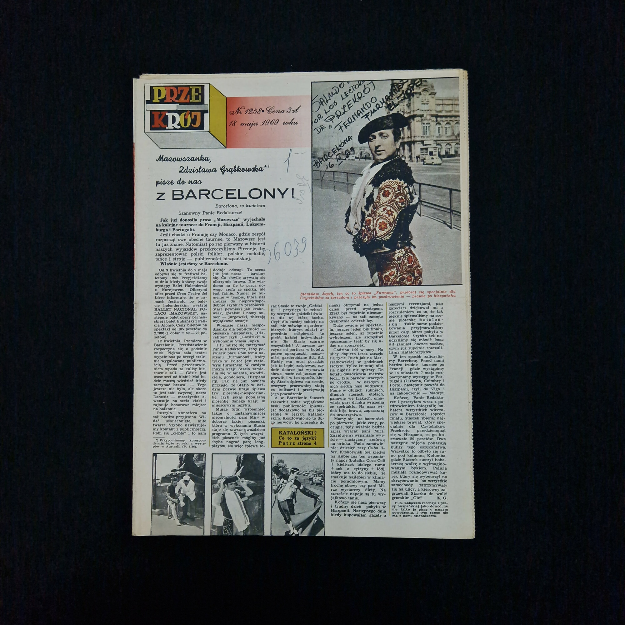 Журнал винтажный, СССР. Польское иллюстрированное издание Przekroj, май 1969 года
