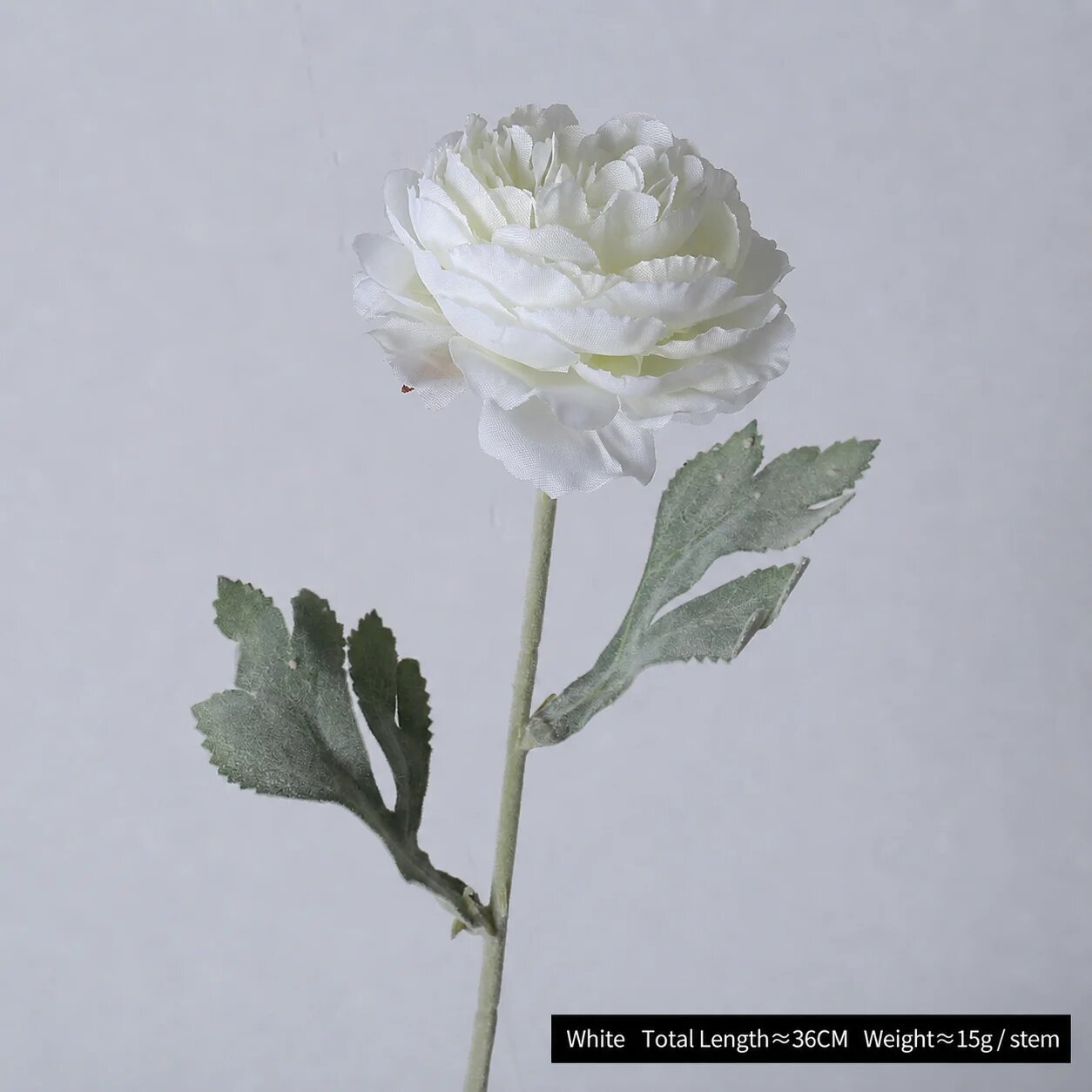Искусственный лотос пластик 1 шт. Белый, White