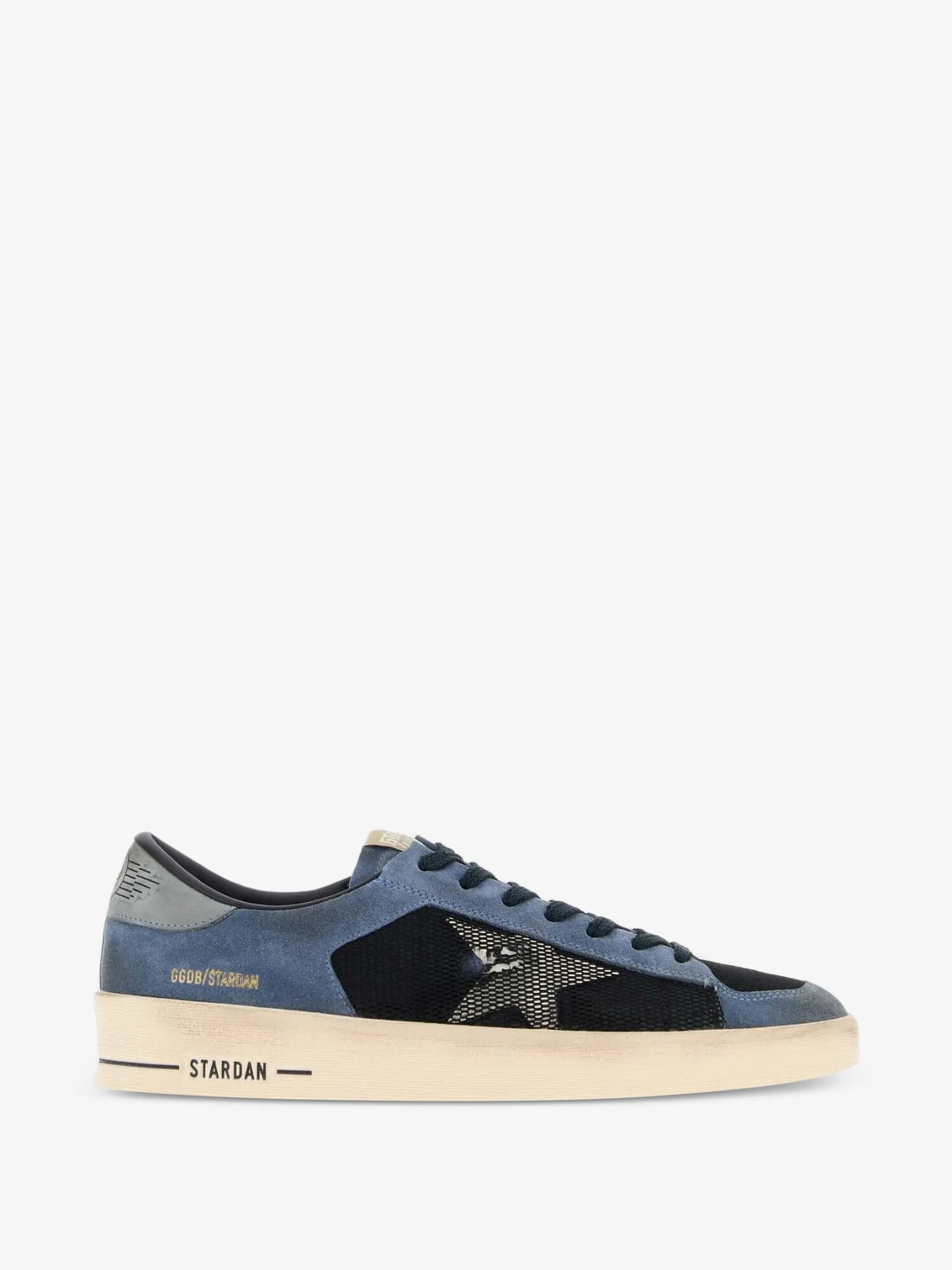 Кроссовки Stardan in blue suede with white Star