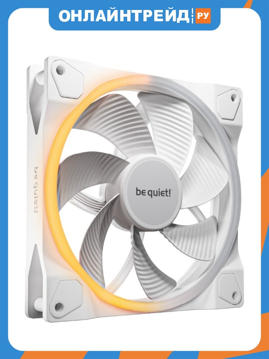 Вентилятор для корпуса BE Quiet! LIGHT WINGS 140mm PWM Reverse White (BL135)